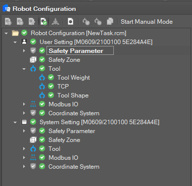 Robot Configuration UI