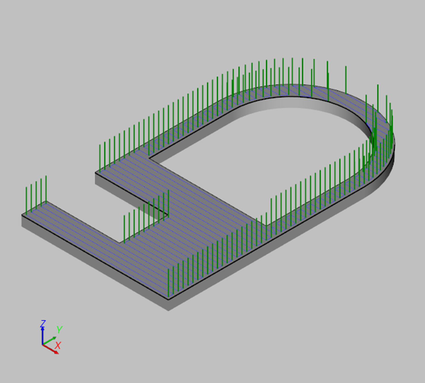 Zigzag sweep path generation
