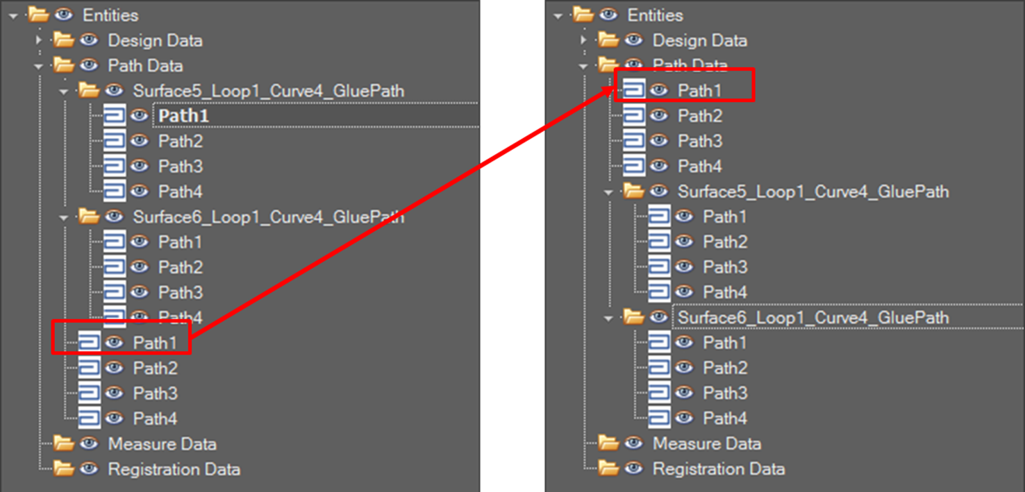 Change path sequence